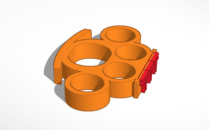 3D design brass knuckles | Tinkercad