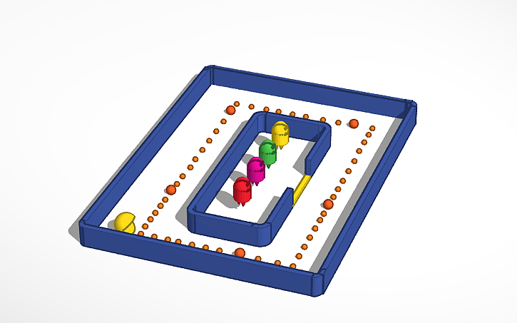 3D design PACMAN | Tinkercad