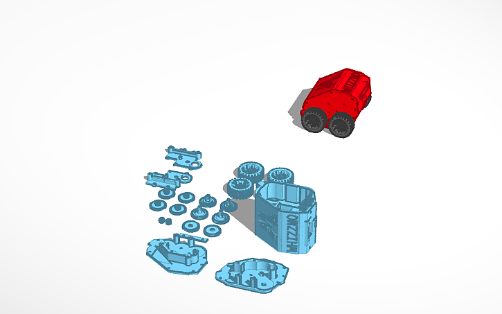 3D design OpenSpeed Whizzmo Rover | Tinkercad