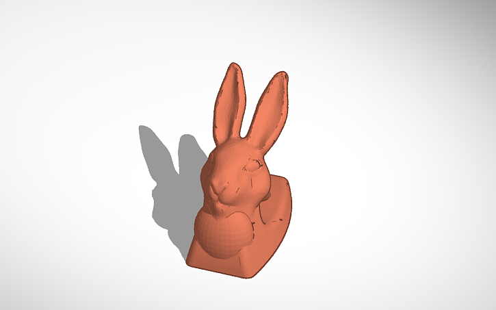 3D design coat_hanger_Bunny_with_screwhole | Tinkercad