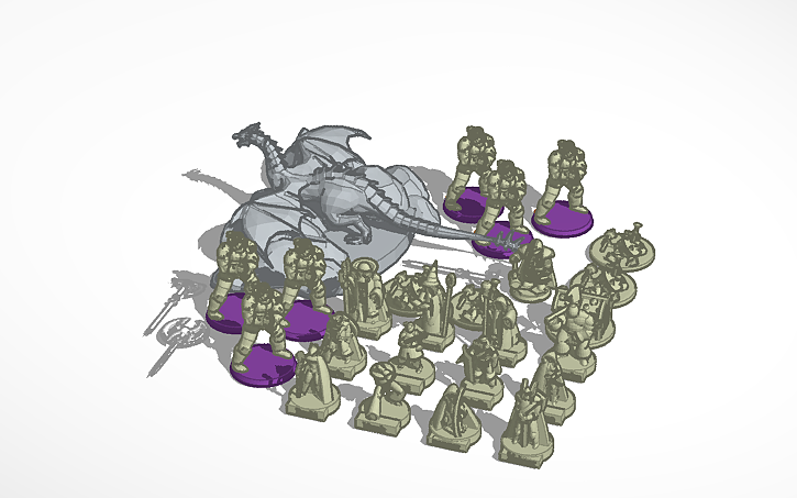 3D design dnd i wish i could print - Tinkercad