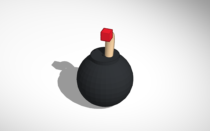 3D design bomb | Tinkercad