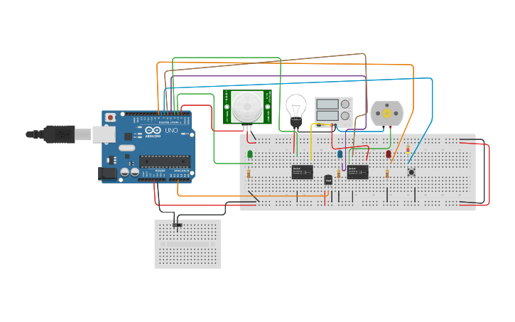 Circuit design Evaluacion Final - FCF | Tinkercad