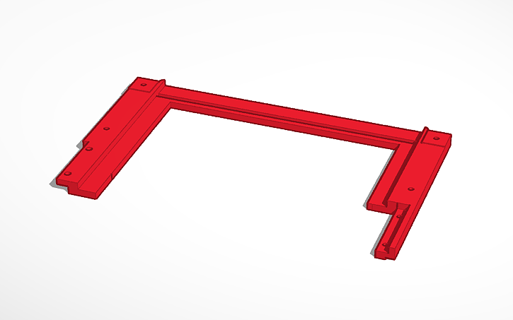 3D design right base frame - 8x10 camera back | Tinkercad