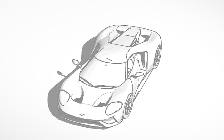 3D design Ford GT 2017 - Tinkercad
