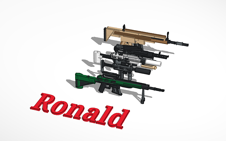 3D design GUNS by Ronald | Tinkercad