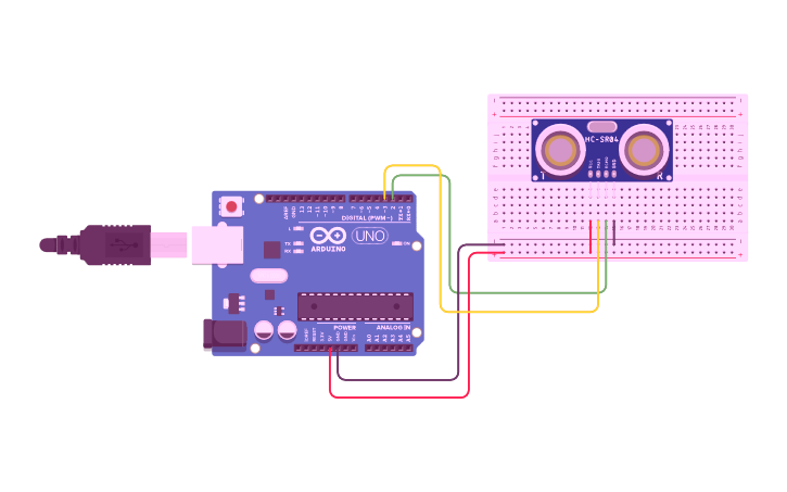 Circuit Design Proximity Sensor Tinkercad