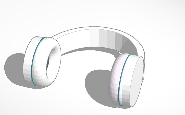 3D design Headphones - Tinkercad