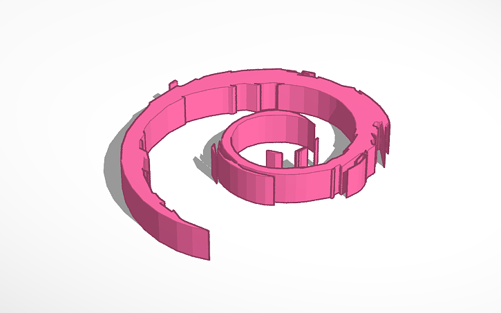 3d Design Debian Logo Tinkercad