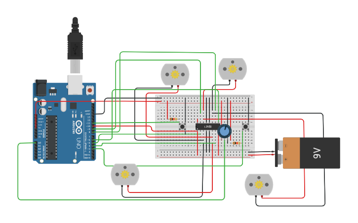 Circuit design ASSI 3 - Tinkercad