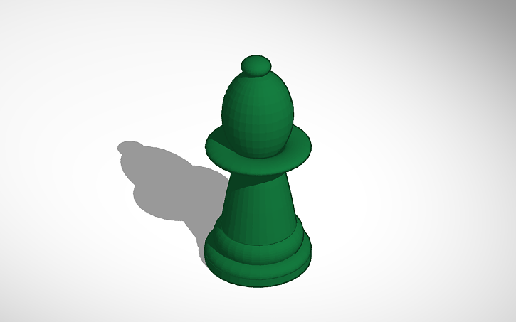 3D design Bishop - Tinkercad