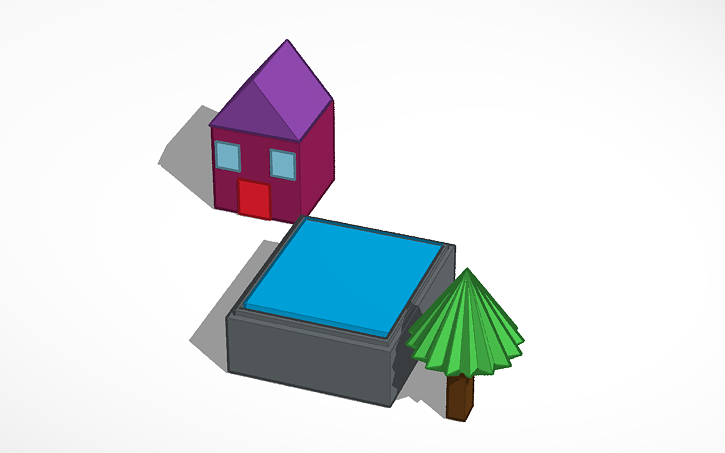 3D design The backyard of Hailey | Tinkercad