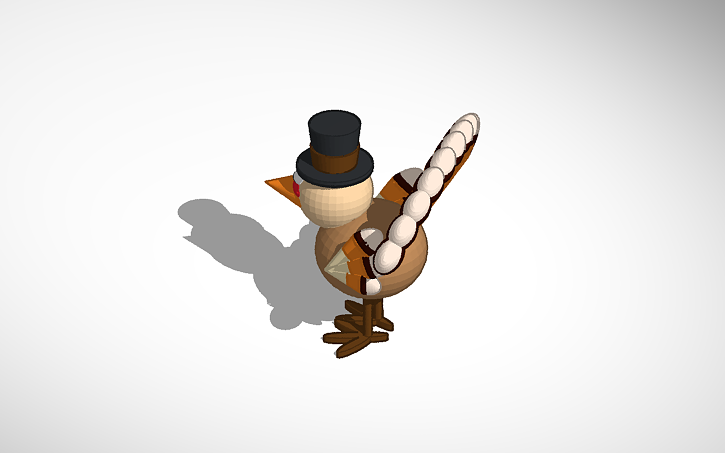 3D design Turkey #ThanksGiving - Tinkercad