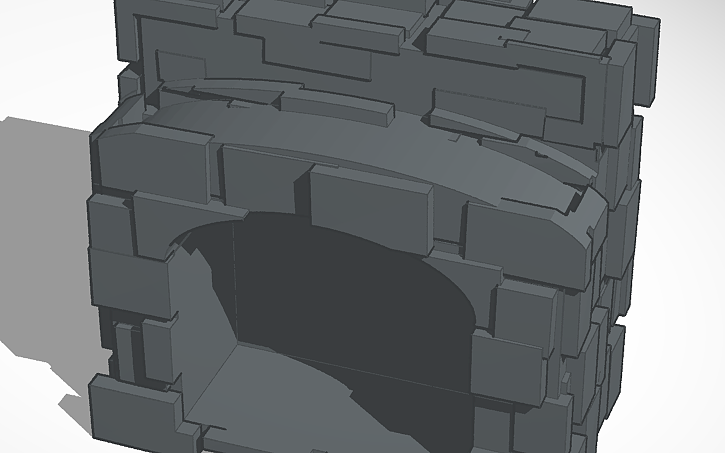 3D design Tinkercad Fireplace- Sydnie Luman - Tinkercad