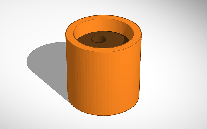 3D design pot - Tinkercad