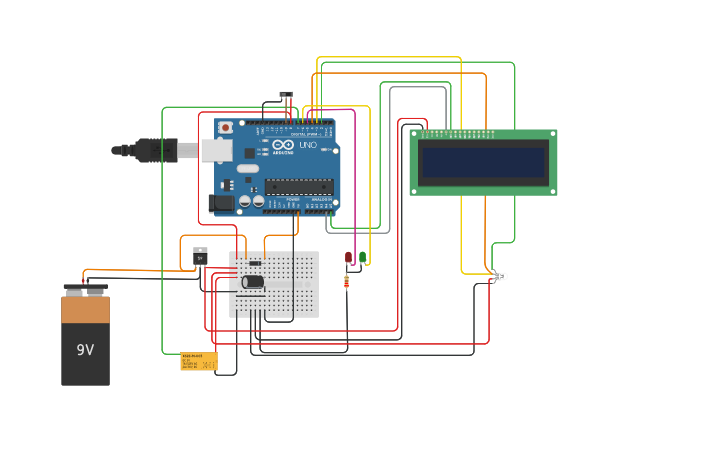 Circuit design long timer with memory - Tinkercad