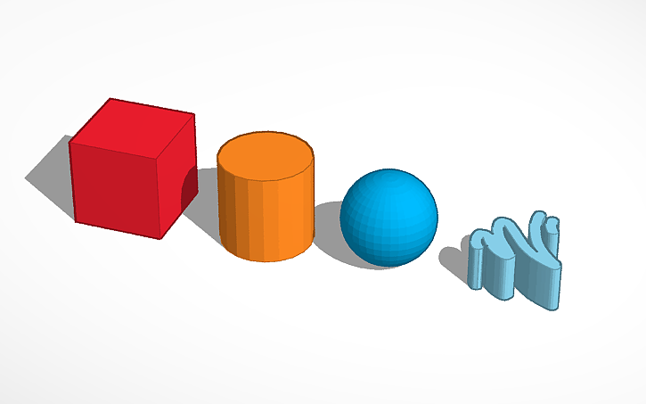 3D design temel şekiller | Tinkercad