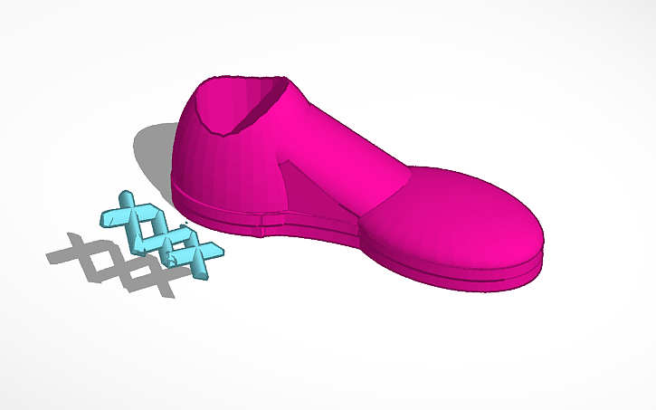 3D design Shoe - Tinkercad