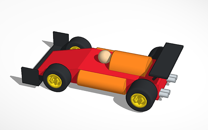 3D design formula 1 - Tinkercad