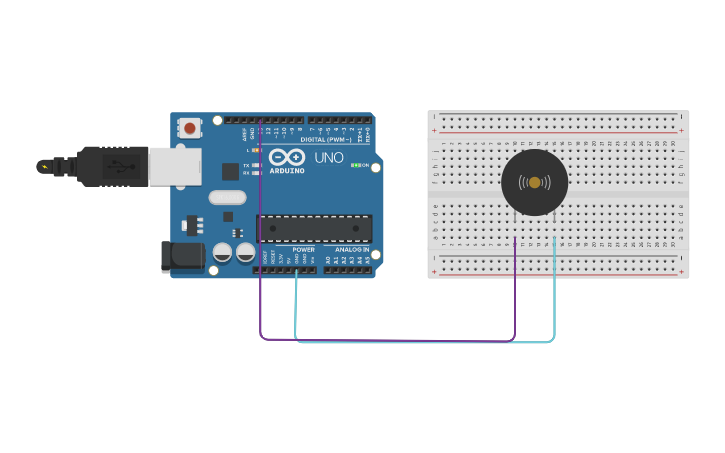 Circuit design Buzzer | Tinkercad