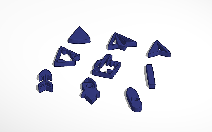 3D design CURSORS - Tinkercad