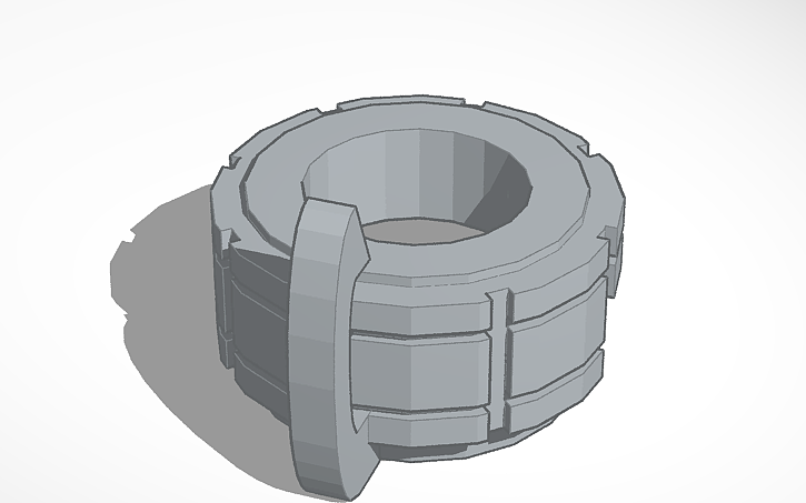 3D design Bakugo's Gauntlet (Ring) - Tinkercad