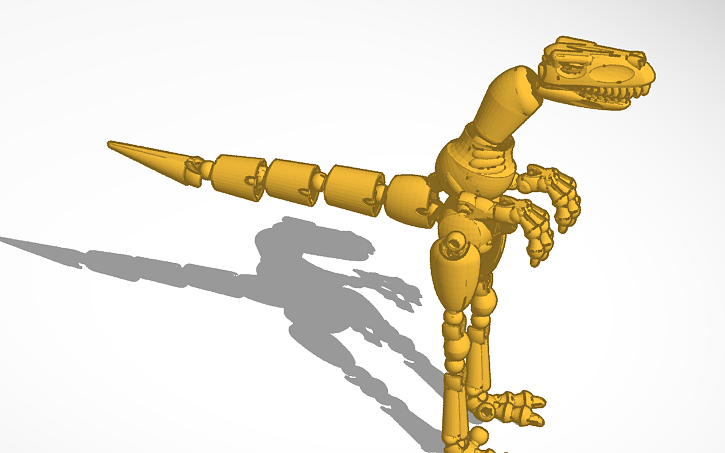 3D design Dinosaur skeleton | Tinkercad