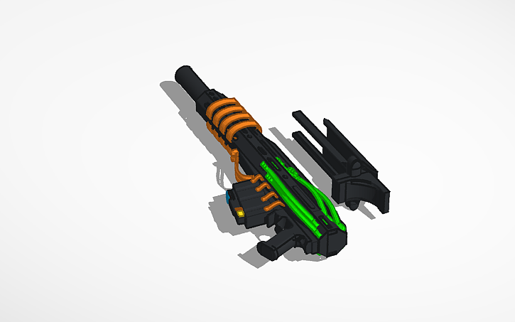 3D design sniper variant of basilisk 1A - Tinkercad