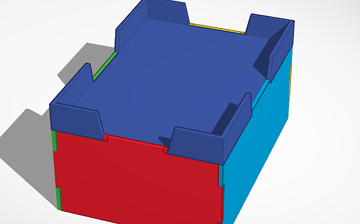 3D design infinity terrain std building blank - Tinkercad