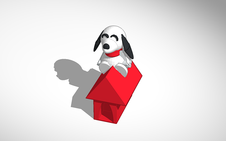 3D design snoopy | Tinkercad