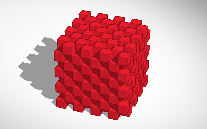 3d Design Cube Fractal Tinkercad