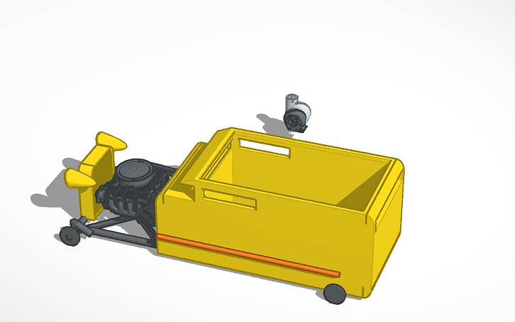 3D design Ford Tudor Sedan Rat Rod | Tinkercad
