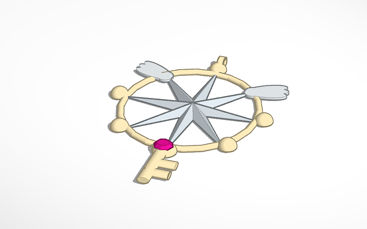 3D design cardcaptor sakura clear card key - Tinkercad