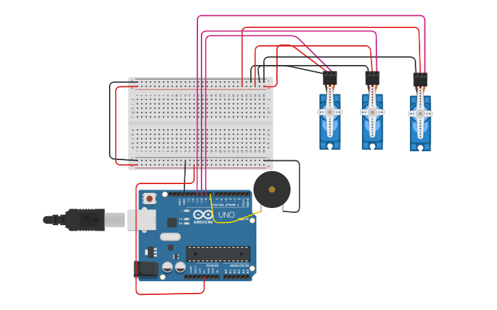 Circuit Design Iot Mini Project Tinkercad