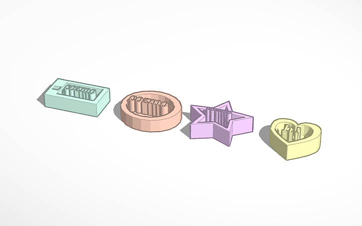 3D design keychain | Tinkercad