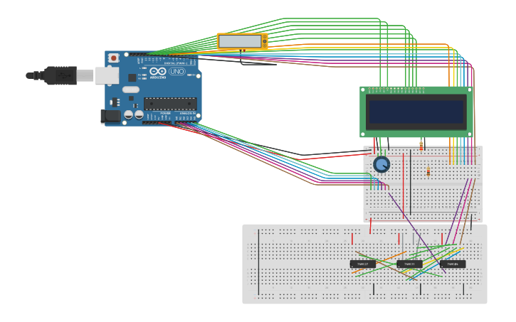 Circuit design E2.2.1 iii | Tinkercad