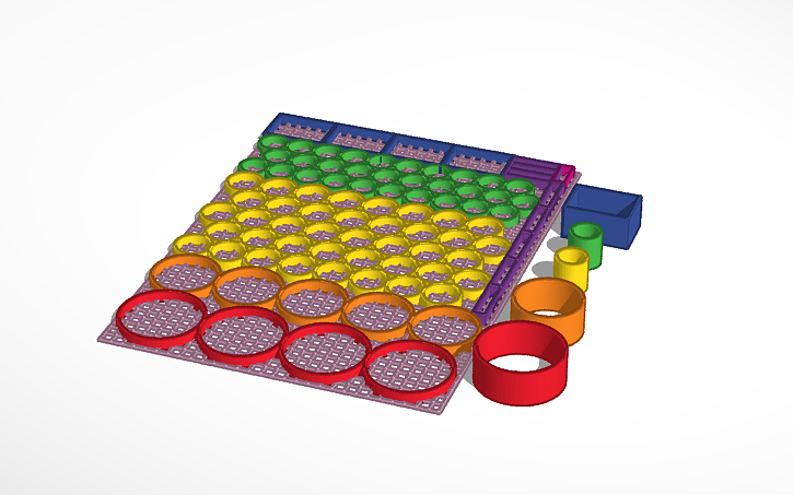 3D design Battery Holder Mesh Base | Tinkercad
