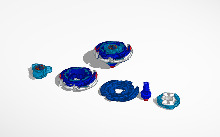 3D design beyblade X Extreme dragon CX - Tinkercad