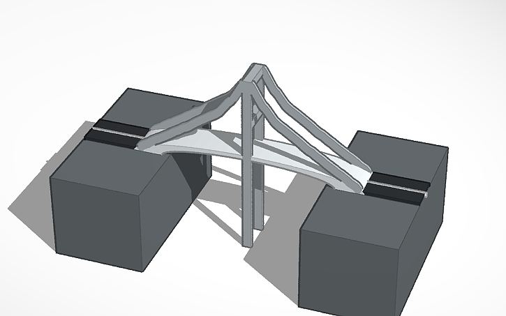 3D design Bridge - Tinkercad