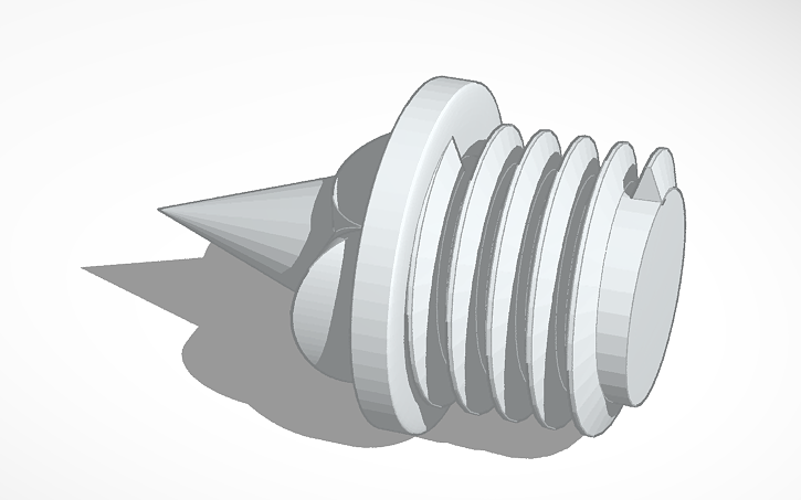 3D design Track spike - Tinkercad