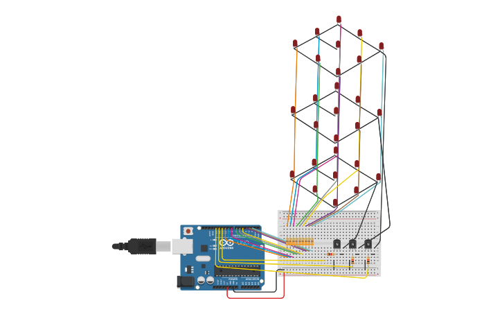 Circuit design CUBO 3x3x3 s-9 - Tinkercad