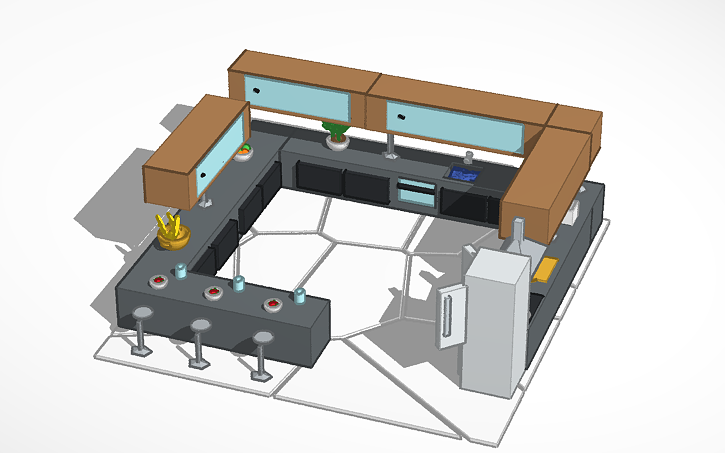 3D design Kitchen - Tinkercad