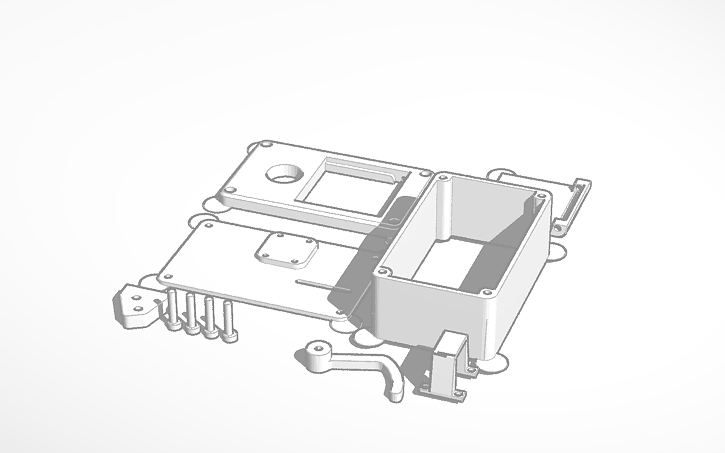 3D design Parts for Useless Box - Tinkercad