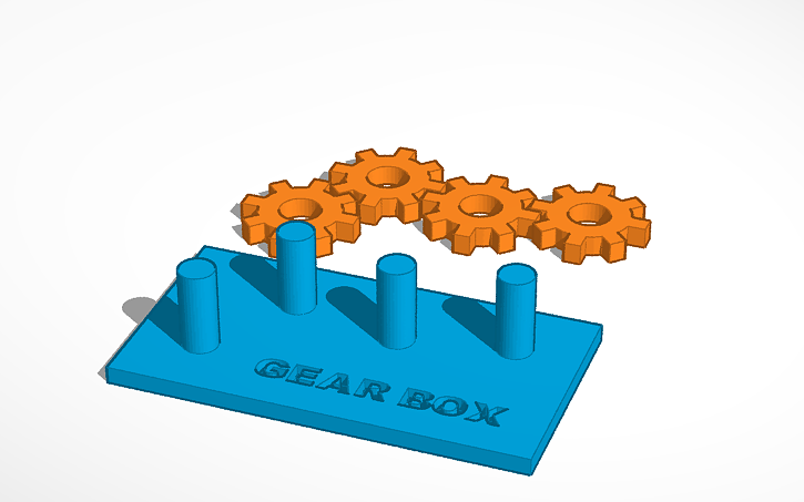 3D design gears box | Tinkercad