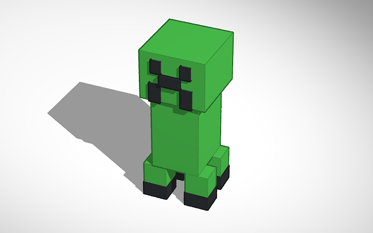 3D design creeper - Tinkercad