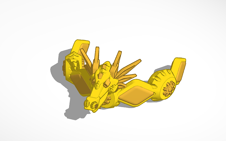 3D design Gold Tinker Dragon Crown (for Tinker Dragon's 1000 Likes ...