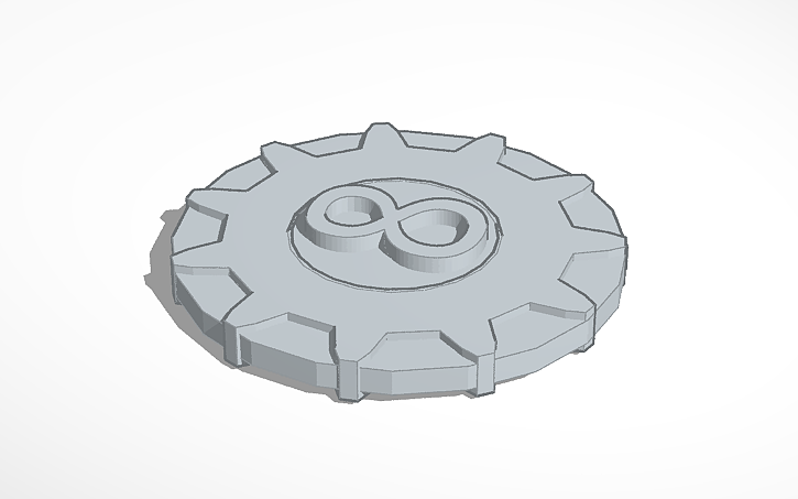 3D design Infinite Coin - Tinkercad