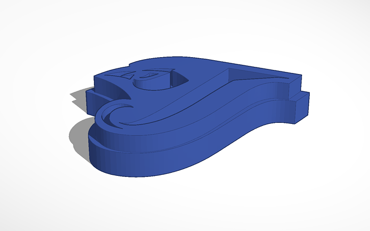 3D design Bluejay Hanger - Tinkercad