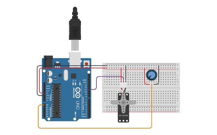 Circuit design Kontrol Motor Servo dengan Potensiometer_IK2B_Irmatul ... Circuit design Kontrol Motor Servo dengan Potensiometer_IK2B_Irmatul ...