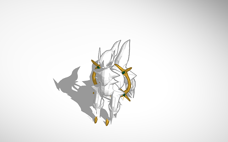 3D design Arceus - Tinkercad